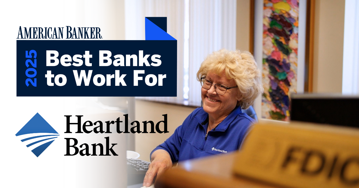 Heartland Bank Celebrates 7th Year as Best Bank to Work For